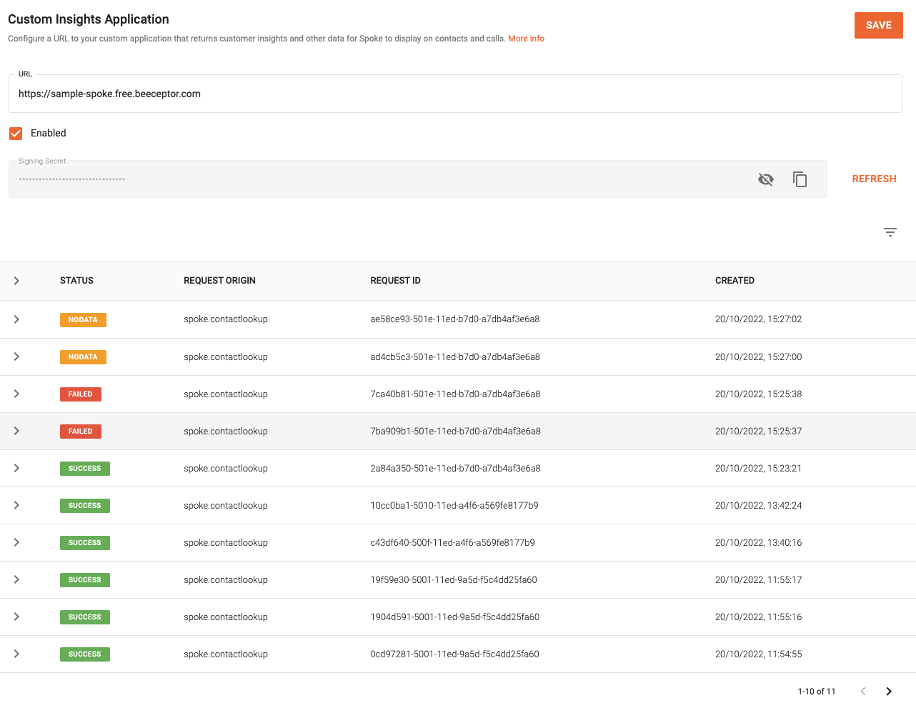 Spoke Phone Developer API