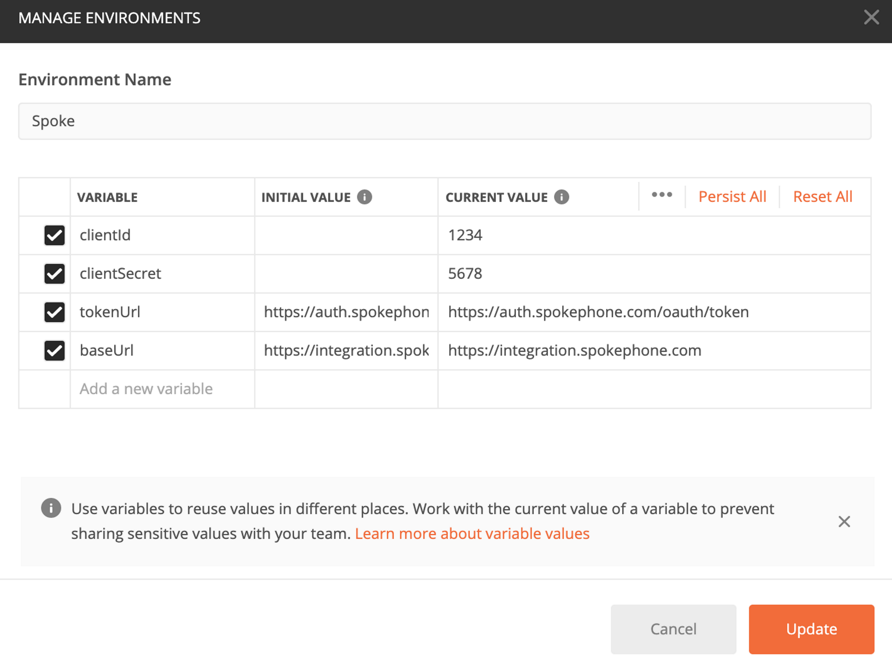 Spoke Phone Developer API